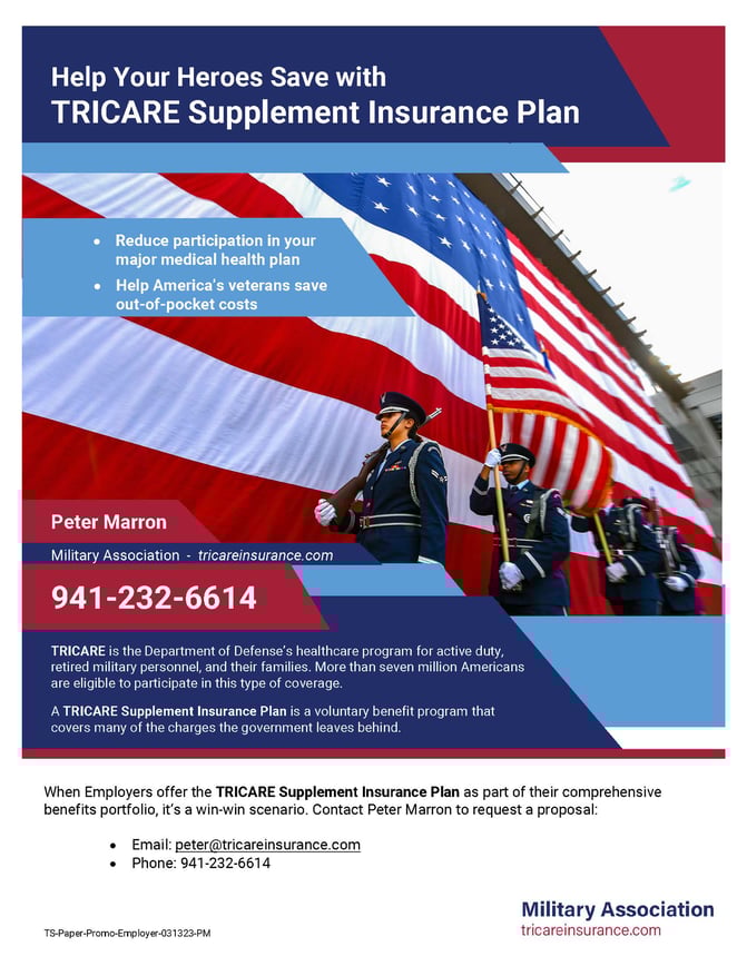 Learn More About TRICARE Supplement Insurance Plan for Employers